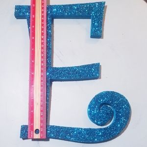 Accents | Custommade Letter E Glitter Wall Art | Poshmark